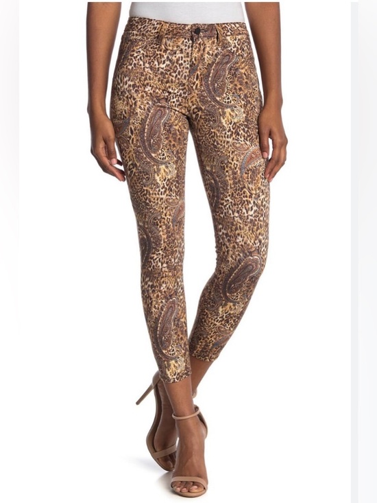 L'AGENCE | Jeans | Lagence Margot Brown Paisley Skinny Jeans | Poshmark